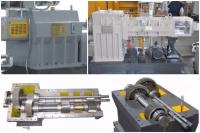 China Twin Screw Gearbox Extruder Machine Parts Parallel Tri-Axial Design / SKF Bearings for sale