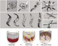 China High / Low Speed Mixer Extruder Machine Parts With 500L/1000L 800-1000kg/H for sale