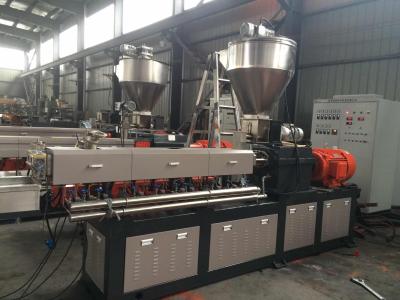 China AS/PA/PC Carbon Fiber Plastic Pellet Extruder High Efficiency Heat Transfer for sale