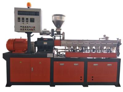 China PE ABS PA PBT Master Batch Manufacturing Machine 30-50kg/H Capacity 600 RPM Torque for sale