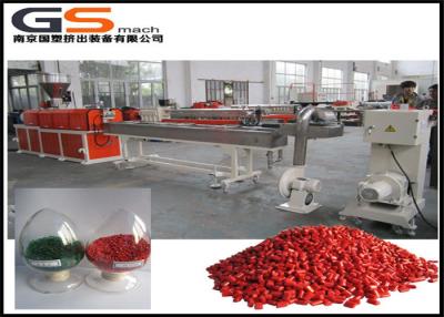 China PET Bottle Extruder Pellet Machine , Two Screw Plastic Pellet Making Machine  for sale