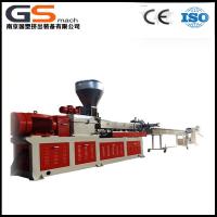 China PET Bottle Flakes Plastic Recycling Extruder With Twin Screw Granules Making Machine for sale