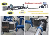 China High Output Pp Pe Pet Plastic Recycling Extruder Granules Making Machine for sale