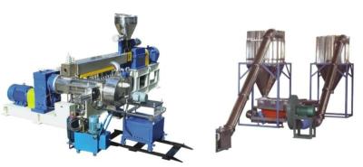 China PVC Polyethylene Extruder Machine , Plastic Pelletizing Equipment For Wires Materials for sale