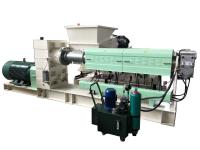 China 180KW Masterbatch Single Screw Extruder Kneader Hot Cutting Pelleting System for sale