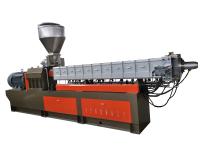 China High Capacity Plastic / Rubber Double Screw Extruder 240-400kg/H for sale