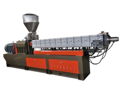 China High Capacity Plastic / Rubber Double Screw Extruder 240-400kg/H for sale