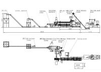 China 450kg/H Filler Masterbatch Machine Twin Screw Plastic Extruder Production Line for sale