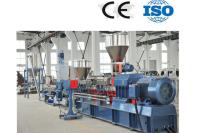 China Caco3 Filler Masterbatch Machine Double Screw Extruder Machine for sale