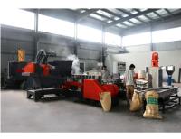 China Single & Twin Screw Filler Masterbatch Machine With Plastic Extruder Line for sale