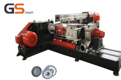 China PVC LOSF Filler Masterbatch Plastic Extruder Machine Single with twin screw for sale