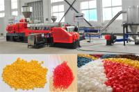 China PVC LOSF Filler Masterbatch Plastic Extruder Machine Single with twin screw for sale
