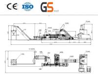 China Double Stage Filler Masterbatch Production Line Temperature Control System for sale