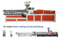 China Electrical Control  PP ABS Double Screw Extruder Water Strand Pelletizing Line for sale