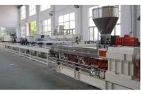China Plastic Twin Extruder Machine Conveyor Belt Pelletizing Without Water 220V / 380V / 480V for sale