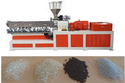 China EVA Double Screw Extruder Plastic Making Machine Under Water Pelletizing System for sale