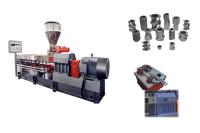 China Plastic Twin Screw Extruder Machine Hot Cutting Pelletizing Line for sale