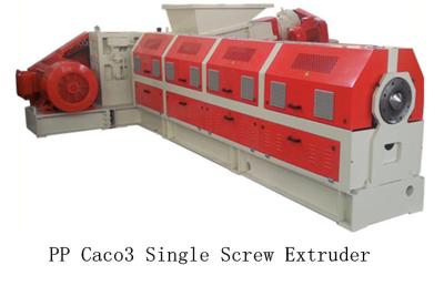 China PP Caco3 Single Screw Extruder Making Machine Water Ring Pelletizing System for sale