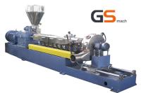 China PE Caco3 Double Screw Extruder Granulation Machine Hot Cutting Pelletizing System for sale