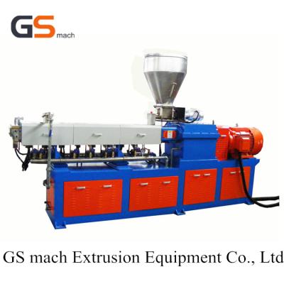 China Filling Masterbatch Caco3 Double Screw Extruder Machine Low Noise For Granulation for sale