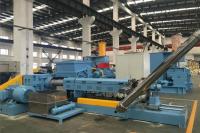 China Transparent Rigid Pvc Pelletizing Machine 110l Mixer With Hot Cutting System for sale