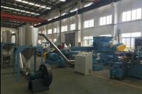 China Twin Single Screw Plastic Granules Making Machine With Air Cooling System for sale