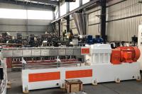 China 75mm Twin Screw Extruder Machine 500 Kg / H Capacity 12 Months Warranty for sale