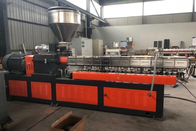 China Pet Bottle Recycle Double Screw Extruder Plastic Granules Making Machine for sale
