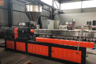 China Recycle Double Screw Extruder , Highly Automatic Pellet Making Machine for sale