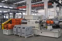 China Mixer Plastic Recycling Granulator Machine Air Cooling Hot Cutting System for sale
