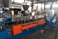 China Twin Screw Pellet Making Machine , Recycle Plastic Granules Making Machine for sale