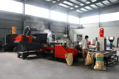 China Carbon Black Granules Making Machine Black Masterbatch PP PE Granulator for sale