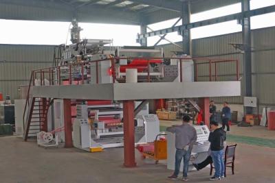 China Moisture Proof Kraft Paper Lamination Machine High Speed Mutant Screw Design for sale