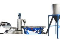 China Water Ring System Plastic Pellet Extruder 2.2 Kw 300 - 400 Kg/H Capacity for sale