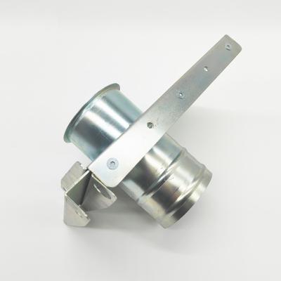 China Custom Sheet Metal Fabrication Galvanized Blast Gate Or Sliding Damper for sale