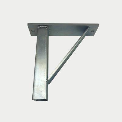 China Carbon Steel Building Hanging Rail Roller Bracket Welding Parts 150mm for sale