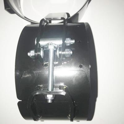 China Carbon Steel Hose Clamp Sheet Metal Fabrication Parts 60-800mm Diameter for sale