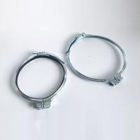 China Carbon Steel Duct Clamp 0.8-2mm Thickness 80-800mm Diameter Custom Design for sale