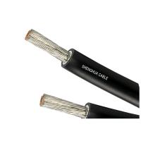 China LSZH Solar Panel Cable 4 6 10mm2 XLPE PV Electric Wire, TUV UL Approval Power Cable PV1-F Red Black DC 1500V H1z2z2-K Solar Cable for sale