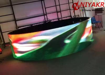 China P4.81 Rental 360 Degree LED Display Full Color Curved LED Screen For Stage Background for sale