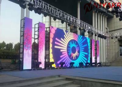 China Outdoor Waterproof Slim P10 Rental LED Display Screen With 640X640mm Cabinet for sale