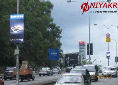 China P5 Outdoor Creative LED Display Street Light Pole LED Display 128X256 Dots for sale
