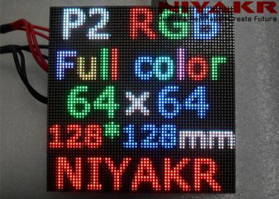 China Indoor RGB P2 64x64 128x128mm Nationstar LED Display Module for sale