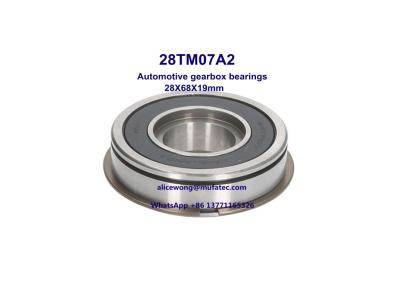 China 28TM07A2 28TM07 Nissan gearbox bearings 28x68x19mm deep groove ball bearings with snap ring for sale