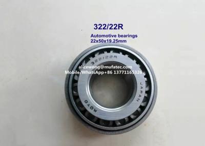 China 322/22R automotive bearings tapered roller bearings 22x50x19.25mm for sale