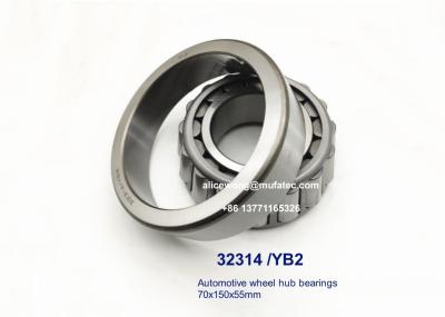 China 32314 /YB2 automotive wheel hub bearings taper roller bearings 70x150x55mm for sale