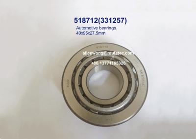 China 518712 331257 automotive bearings taper roller bearings 40*95*27.5mm for sale