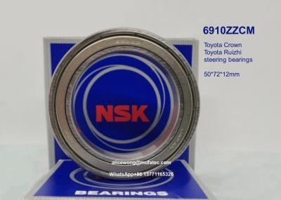China 6910ZZCM Toyota Crown Ruizhi steering wheel bearings deep groove ball bearings 50*72*12mm for sale