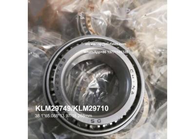 China KLM29749/KLM29710 KLM29749/10 automotive bearings special  taper roller bearings 38.1*65.088*18.288/13.97mm for sale