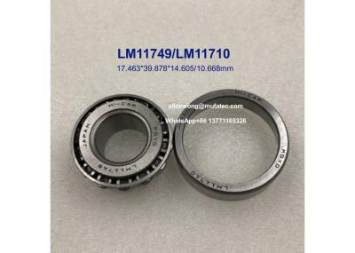 China LM11749/LM11710 LM11749/10 automotive bearings inch taper roller bearings 17.463*39.878*14.605/10.668mm for sale